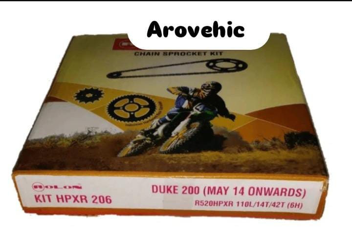 Chain Sprocket Kit for Ktm Duke 200-ABK – Arovehic-India's Largest ...