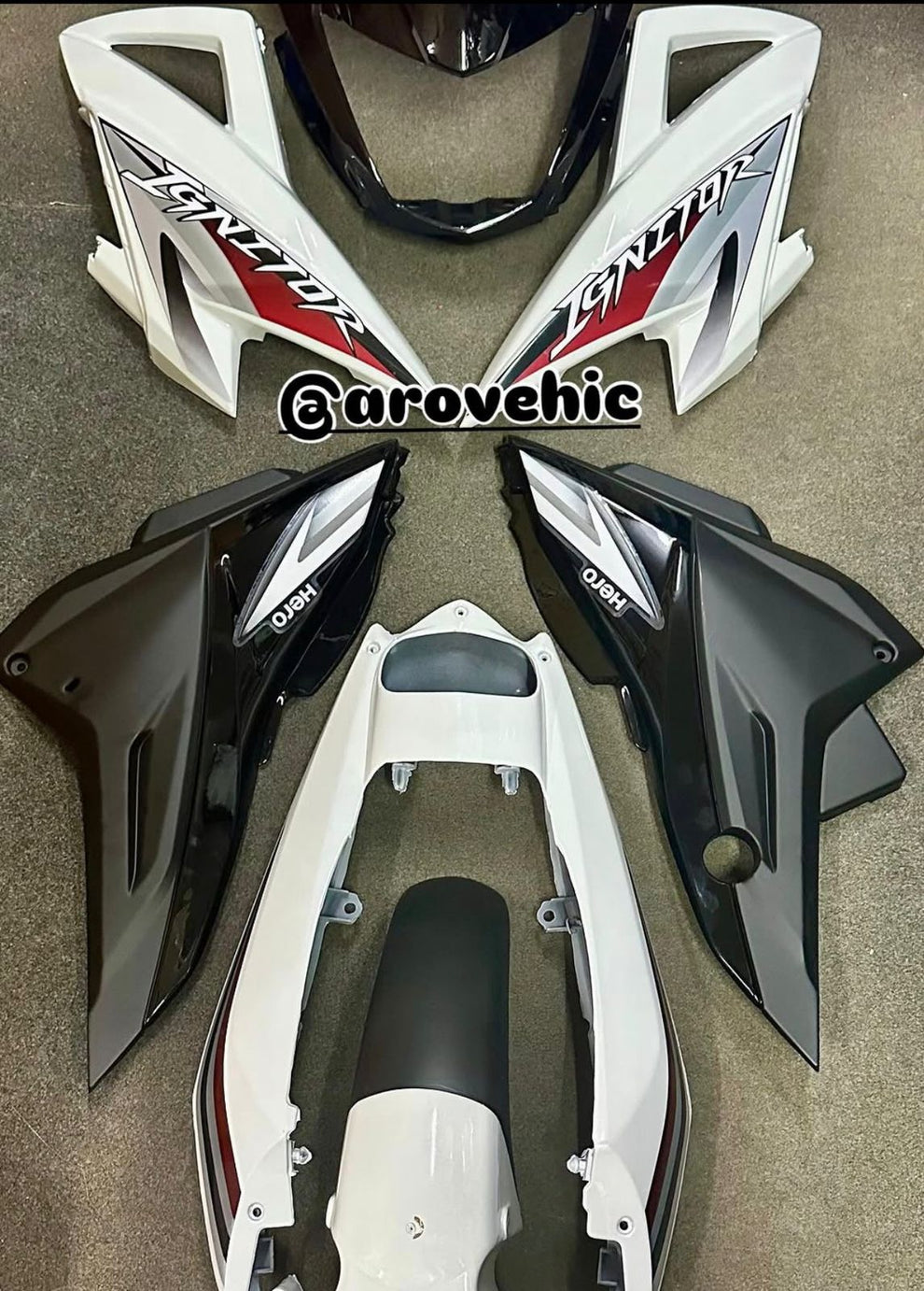 Body Kit for Hero ignitor -FIRST QUALITY – Arovehic-India's Largest ...